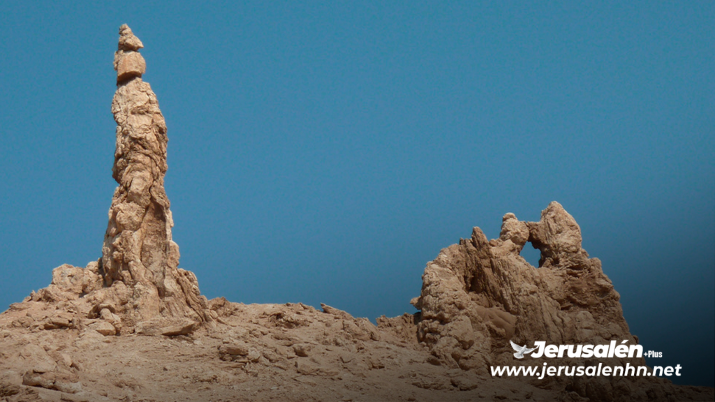 Así luce la estatua de sal de la mujer de Lot en la actualidad ...